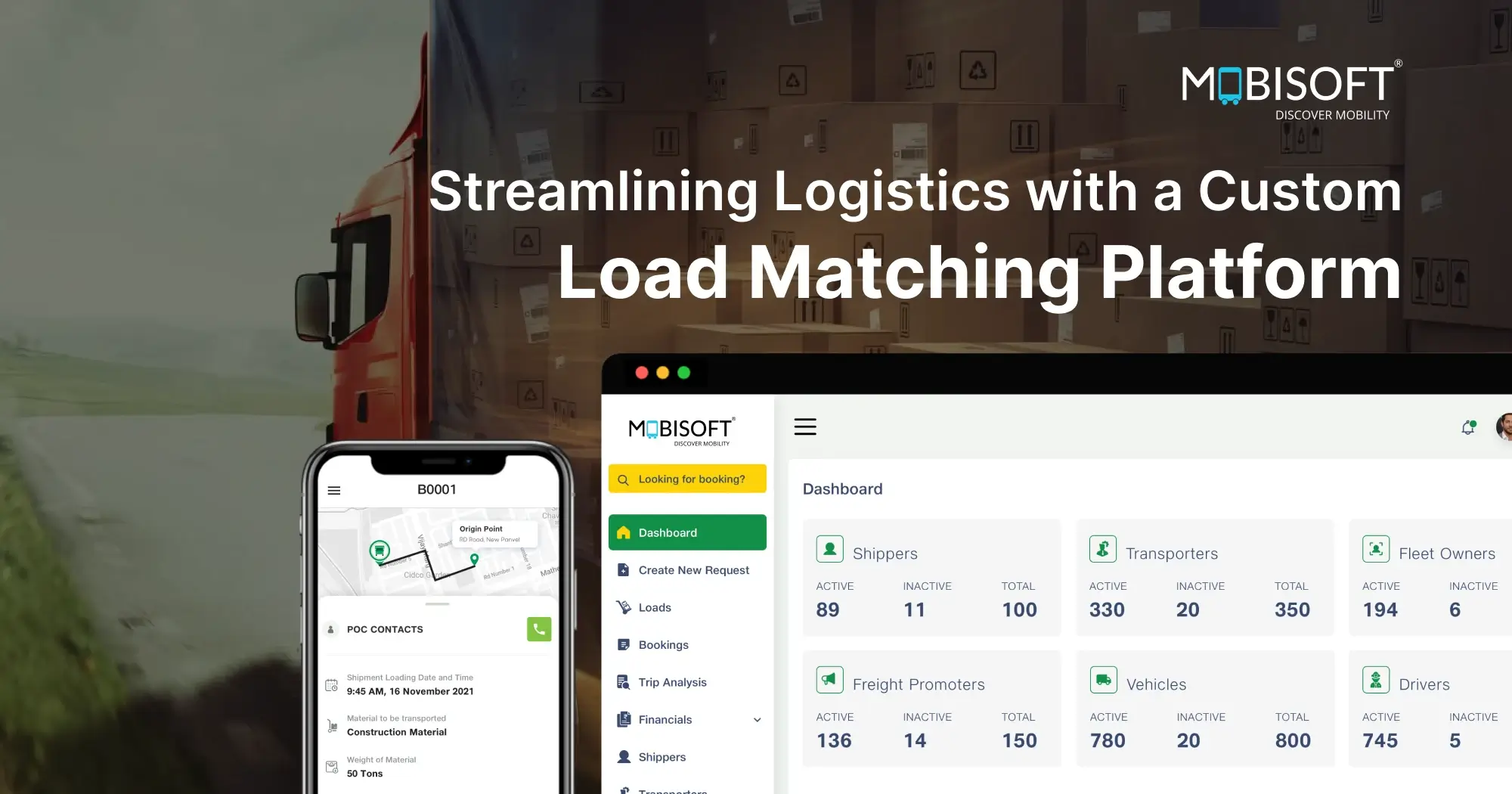 Streamlining Logistics with a Custom Load Matching Platform Case Study