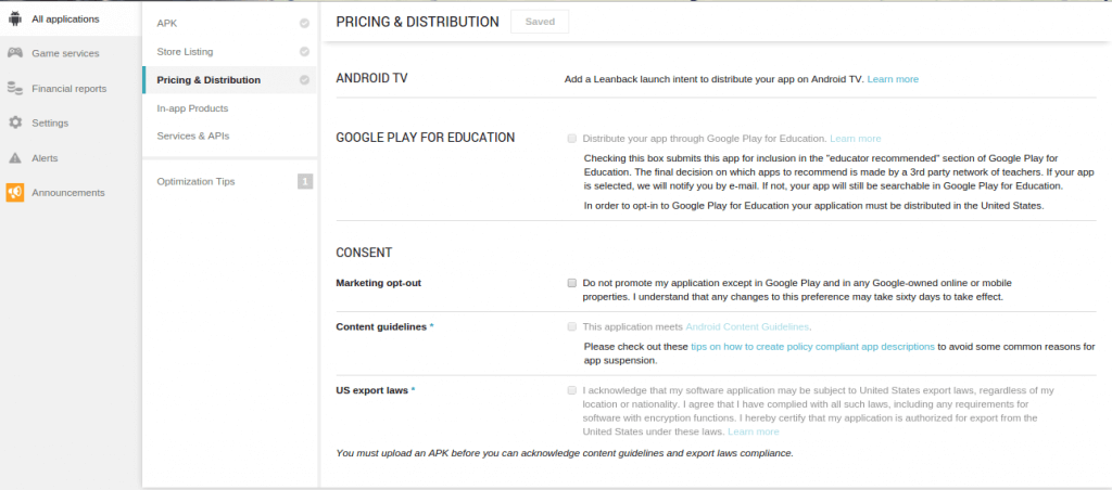Playstore Android App Submission - Mobisoft