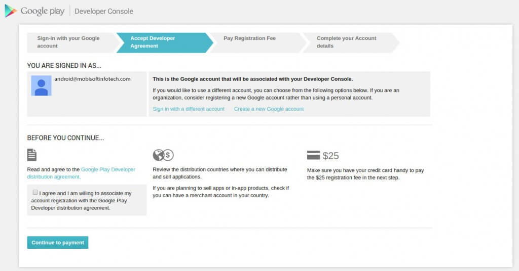 Playstore Android App Submission - Mobisoft