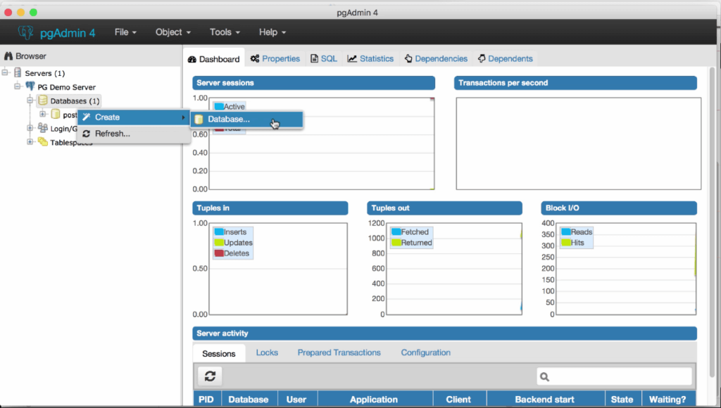 How to Setup a PostgreSQL Server for Development Deployment?
