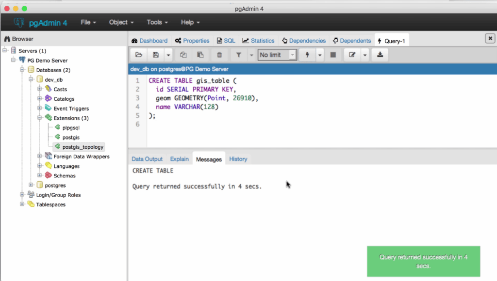 How to Setup a PostgreSQL Server for Development Deployment?