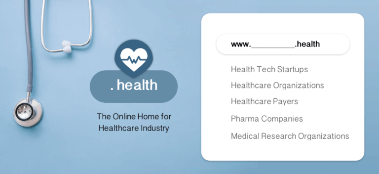 .health Domain: The Online Home for the Healthcare Industry